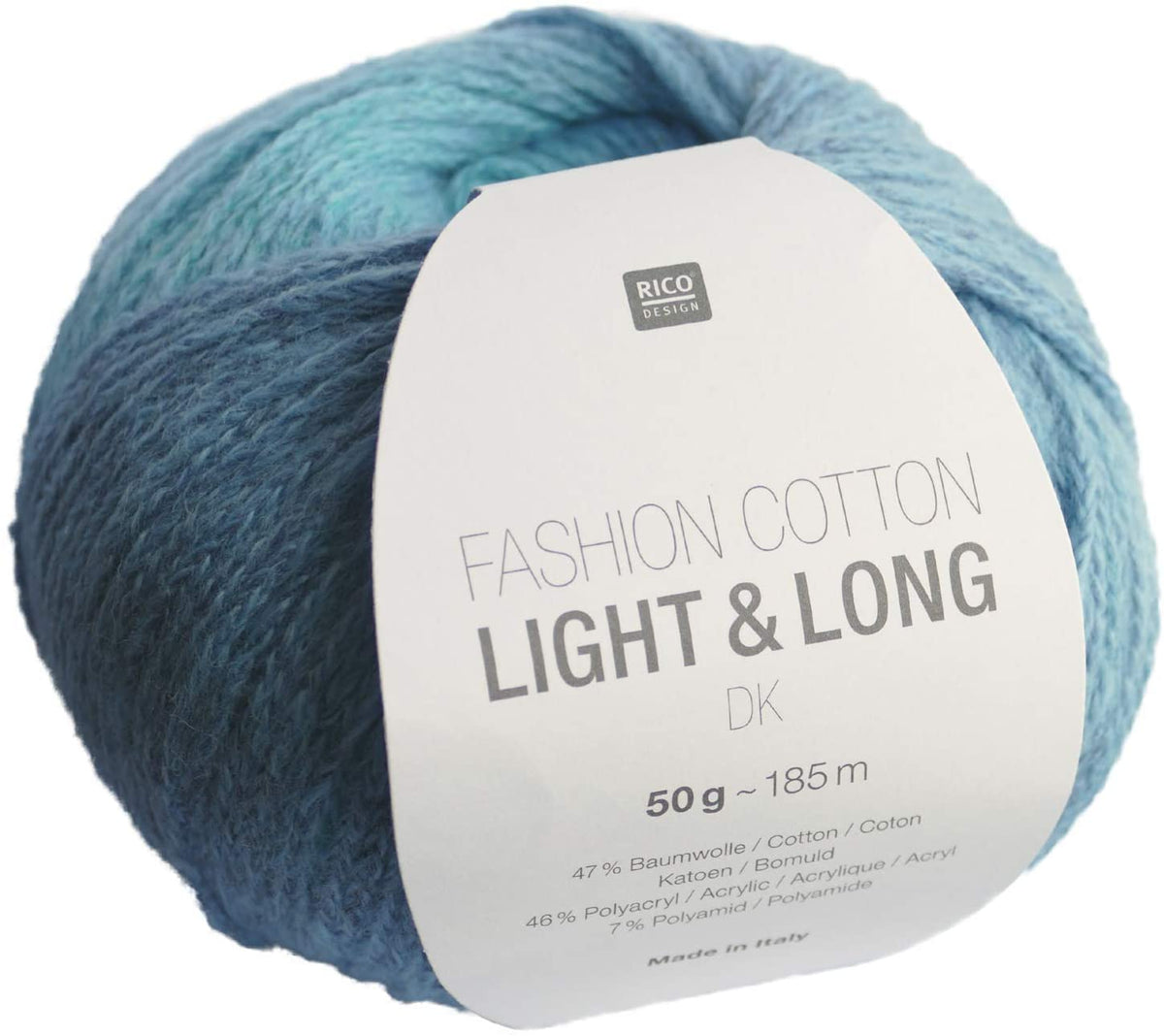 Rico Fashion Cotton Light & Long DK (50g) - Woolly Stitch